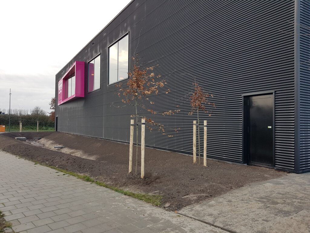 Gevelconstructie sportschool Big Gym - PVVT